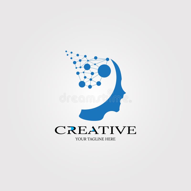 Creative Mind Icon Templates, Vector Logo Technology for Business ...