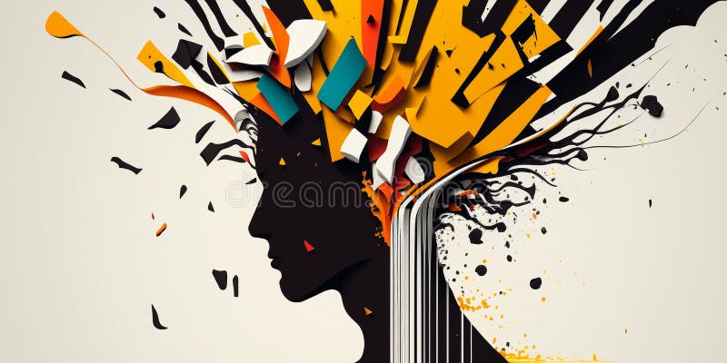 Creative mind illustration stock illustration. Illustration of creative ...