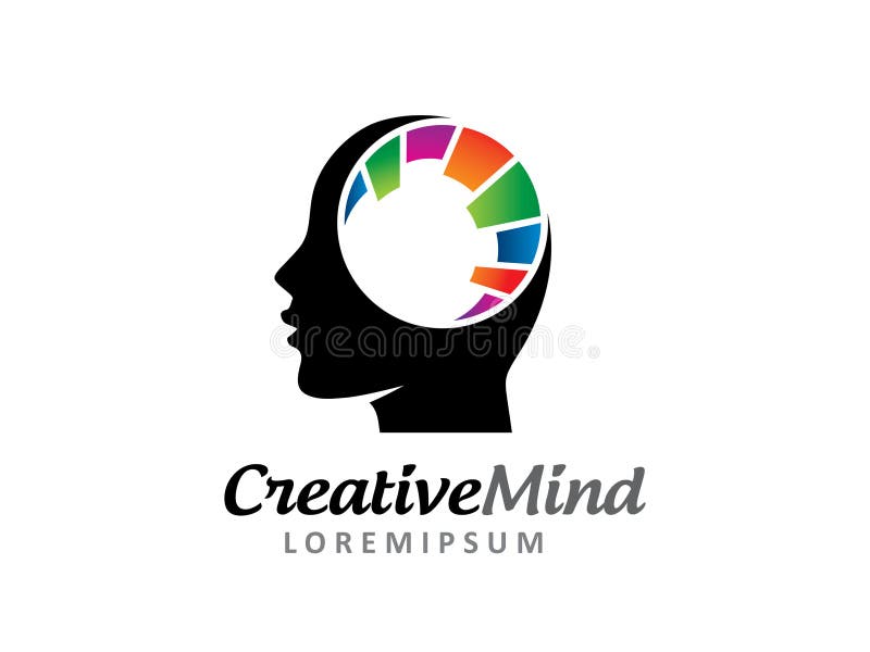 Creative Mind Logo Symbol or Icon Template Stock Vector - Illustration ...