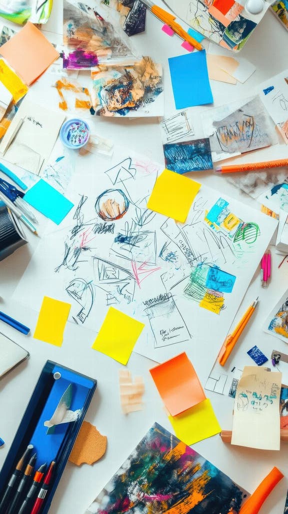 Creative Mind Mapping, Brainstorming Ideas, Sketching Concepts, and ...