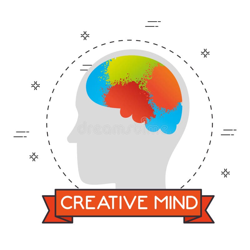 Creative mind set icons stock vector. Illustration of creative - 109948564