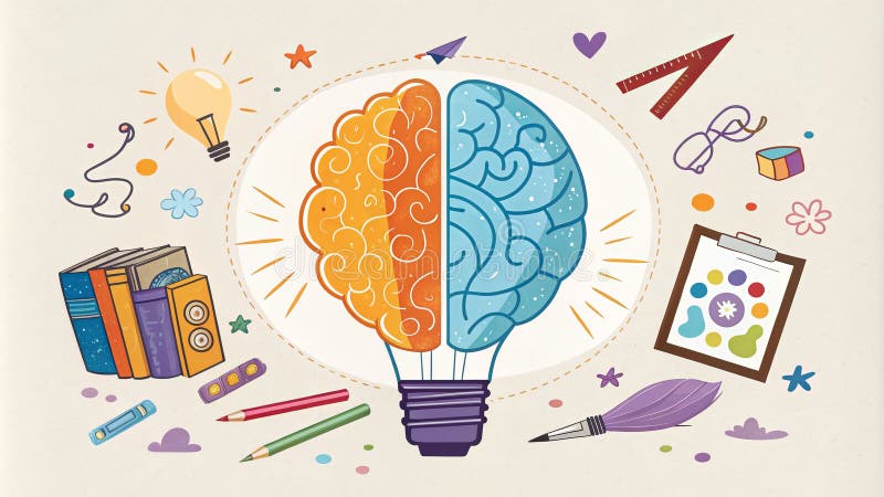 Split Brain Stock Illustrations – 1,154 Split Brain Stock Illustrations ...