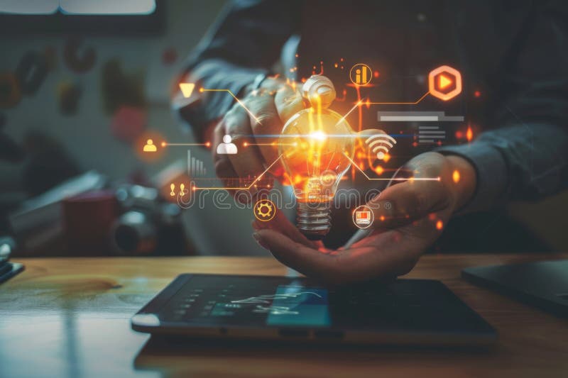 A Creative Mind at Work Showcasing Innovation through Digital ...