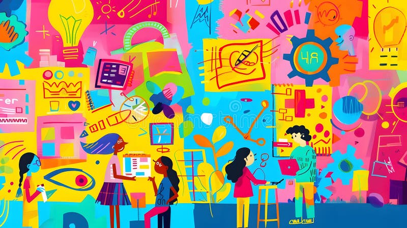 Creative Minds Collaborate, Innovative Ideas and Designs Bloom through ...