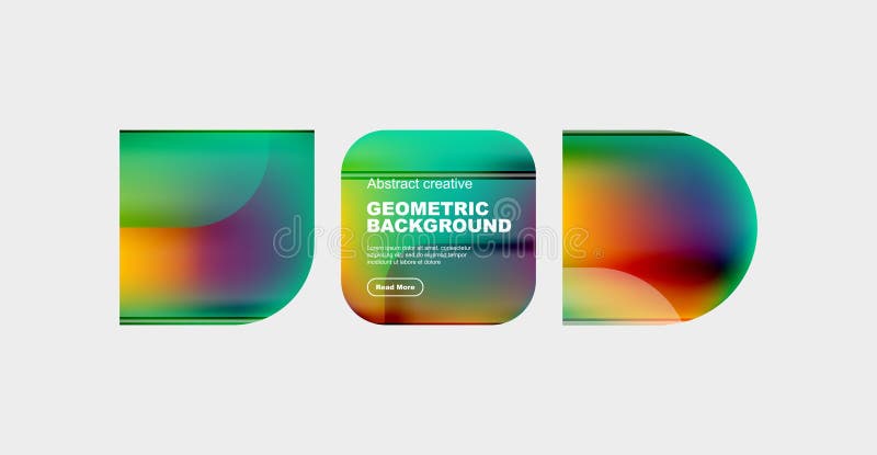 Creative Minimal Geometric Abstract Background Stock Vector ...