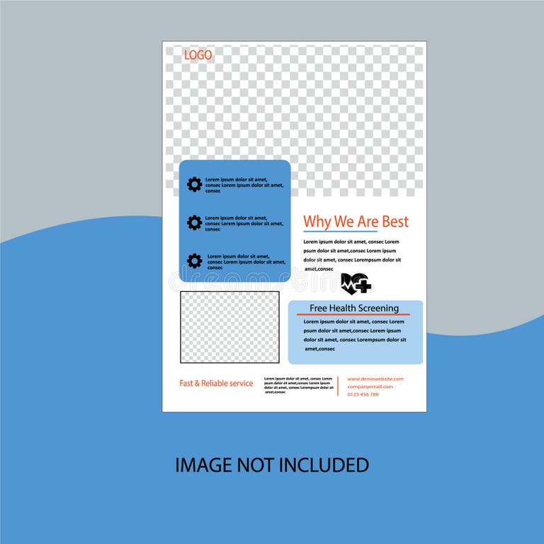 Creative Minimal A4 Single Sided FLYER Design Template Stock Vector ...
