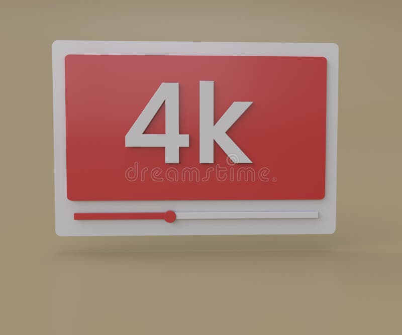 Creative Minimal Style 4k Video Media Player Interface, Minimal 3d ...