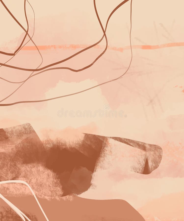 Creative Minimalist Hand Painted Illustrations for Wall Decoration ...