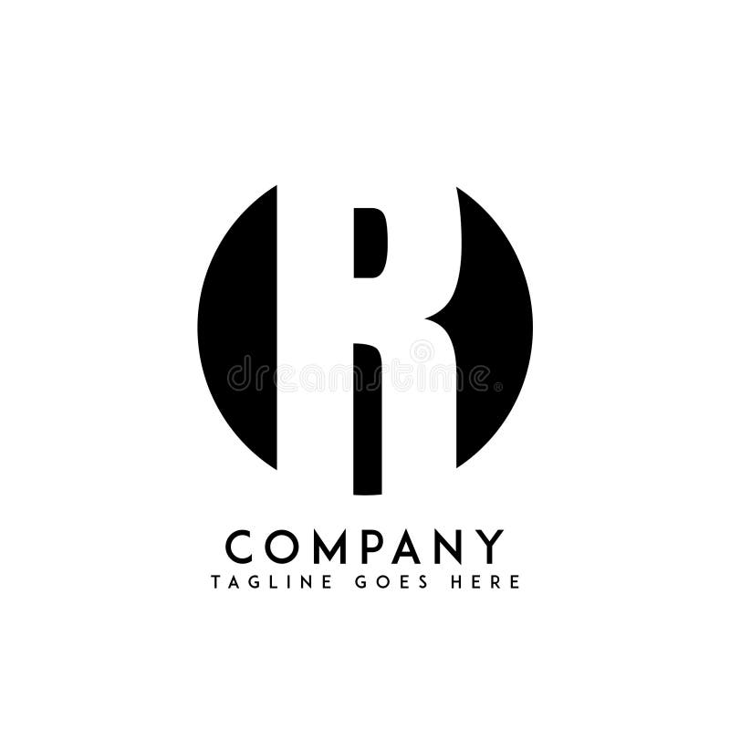 Creative minimalist logo stock illustration. Illustration of alphabet ...