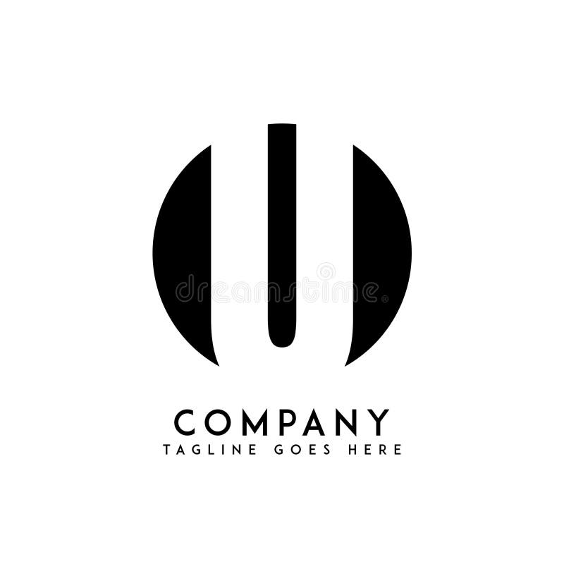 Creative minimalist logo stock illustration. Illustration of vector ...