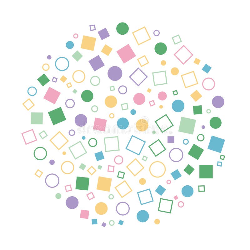 Creative Minimalist Style Art Background for Children or Trendy Design ...