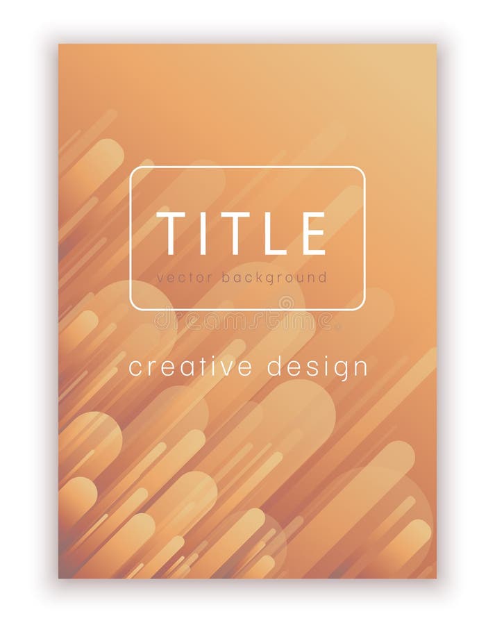 Creative Minimum Template for Cover Design, Vector Abstract Background ...