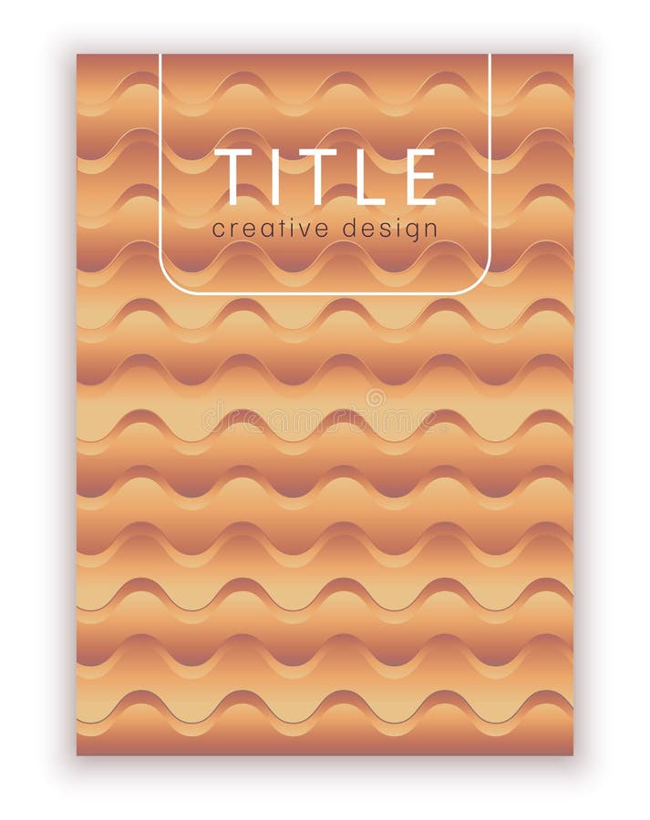 Creative Minimum Template for Cover Design, Vector Abstract Background ...