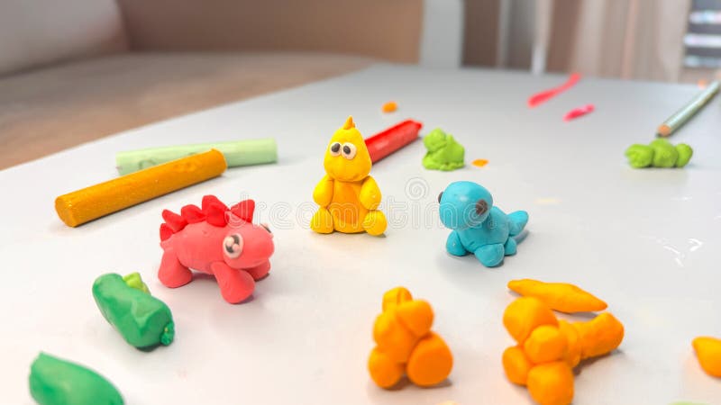 Creative Modeling from Plasticine for Children at Home. Playing with ...