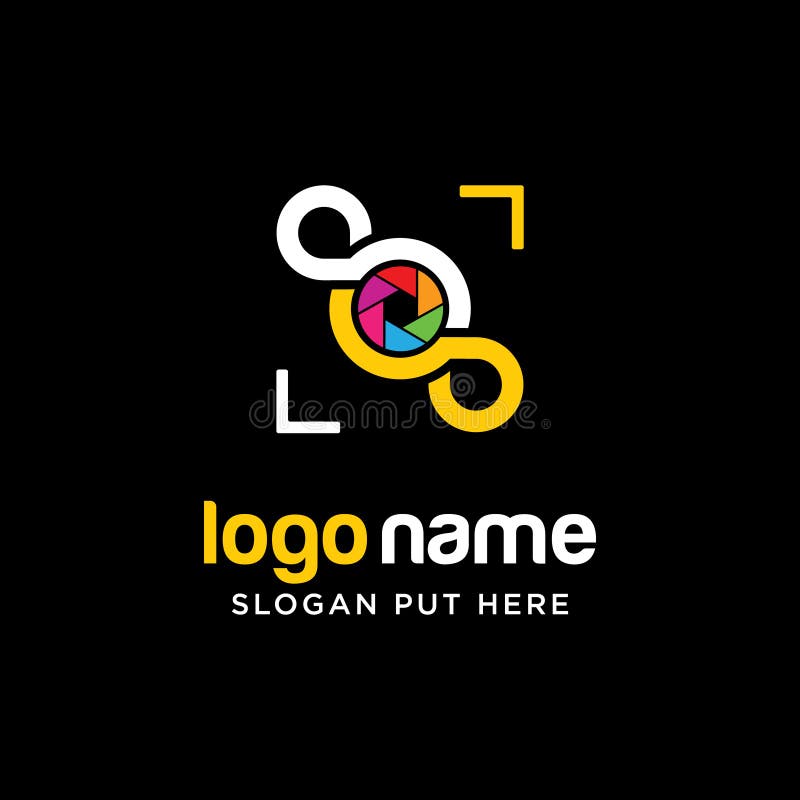 Creative and Modern Colorful Infinity Photography Logo Design Template ...
