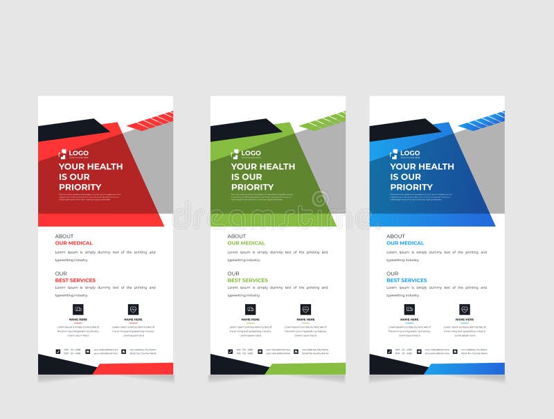 Creative Modern Corporate DL Flyer Design. DL Flyer Design Stock Vector ...