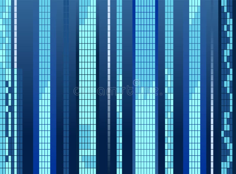 Creative Modern Design Templates Abstract Blue Random Square on Dark ...