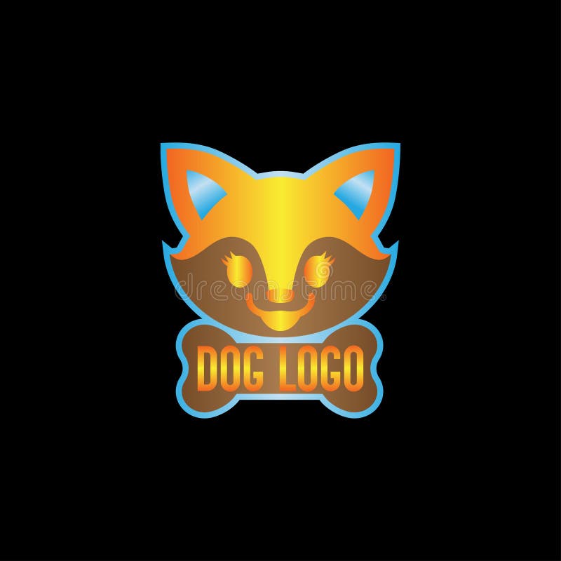 Creative Modern Dog Logo Design Vector Stock Vector - Illustration of ...