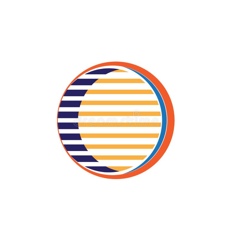 Creative Modern Globe World Logo Template Vector Illustration Stock ...