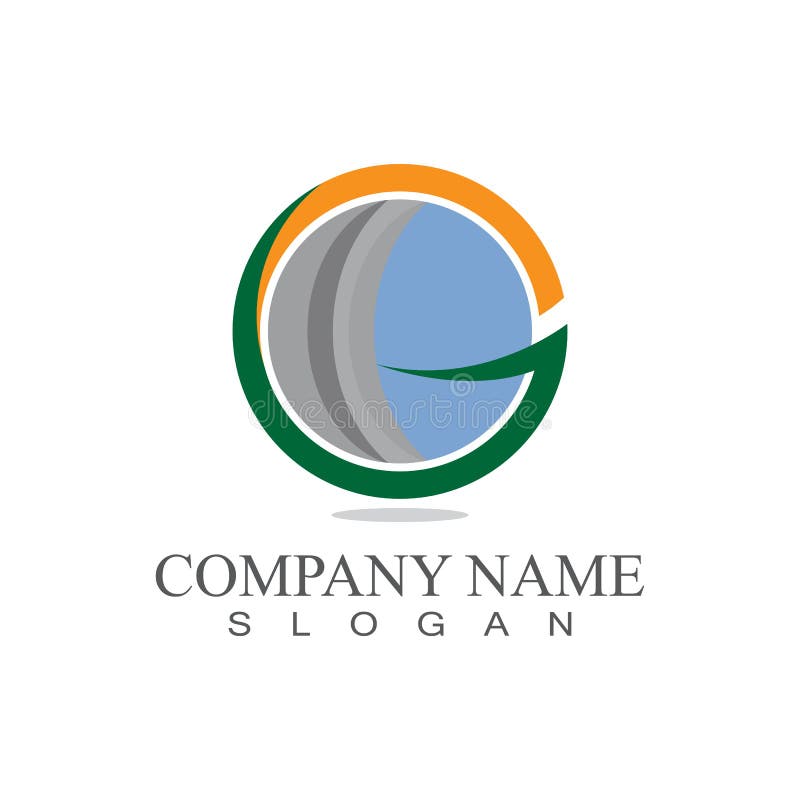 Creative Modern Globe World Logo Template Vector Illustration Stock ...