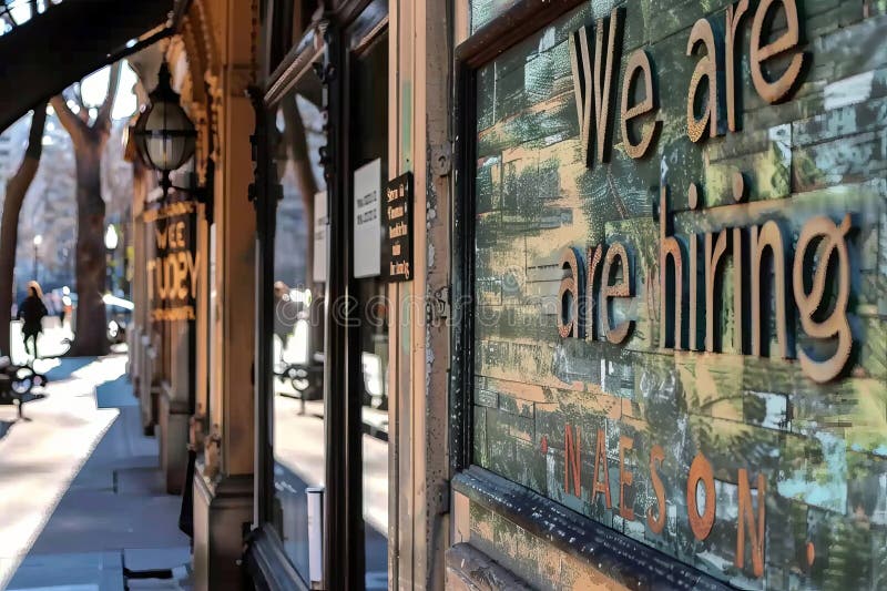 Creative and Modern Job Application Poste we are Hiring with Copy Space ...