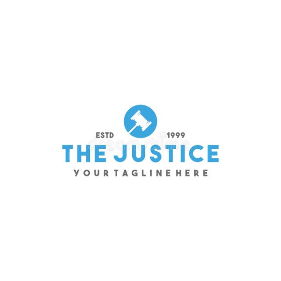 Creative Modern Justice Logo Design Stock Illustration - Illustration ...