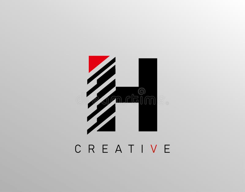 Creative Modern Letter H Logo, Monogram H Logo Icon Stock Illustration ...