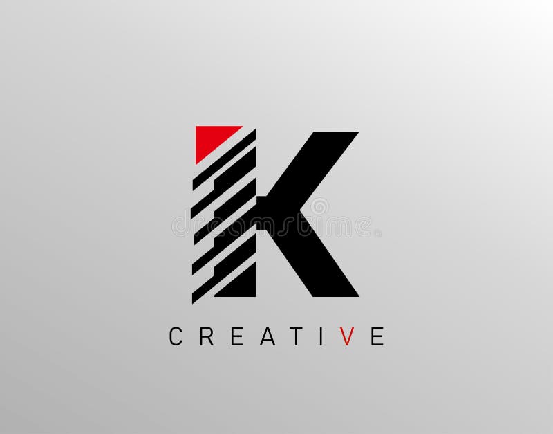 Creative Modern Letter K Logo, Monogram K Logo Icon Stock Illustration ...