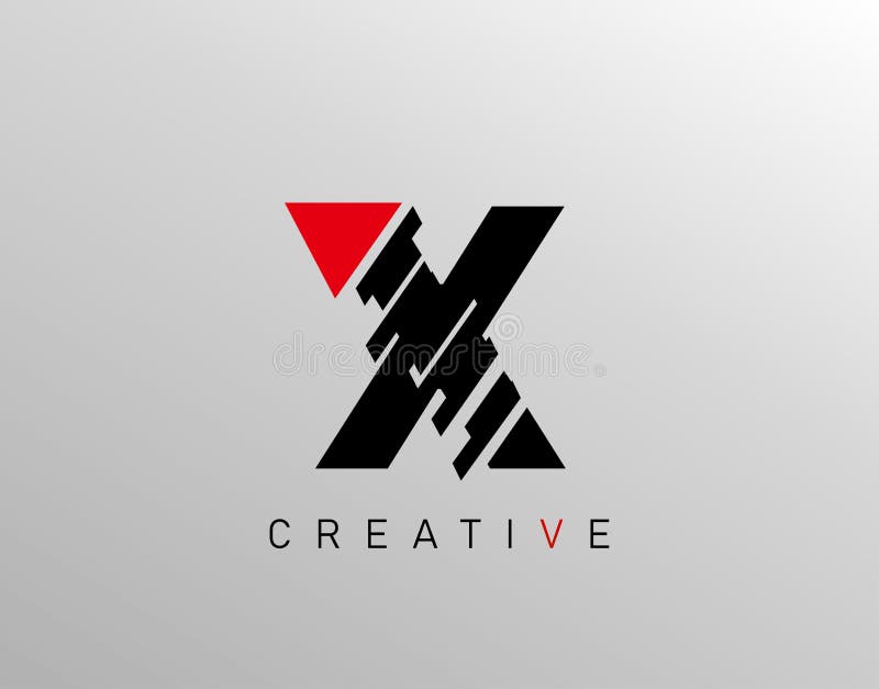 Creative Modern Letter X Logo, Monogram X Logo Icon Stock Illustration ...