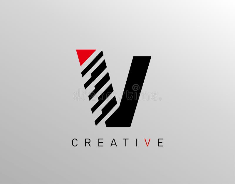 Creative Modern Letter V Logo Monogram V Logo Icono Stock de ...