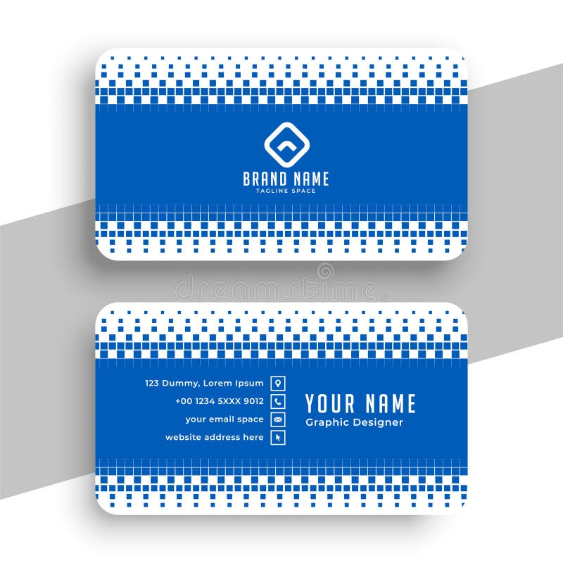 Creative and Modern Professional Visiting Card Layout Design Stock ...