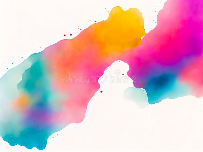 Creative Modern Style Art Painting. Colorful Artistic Design Stock ...