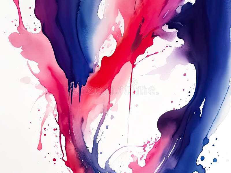 Creative Modern Style Art Painting. Colorful Artistic Design Stock ...