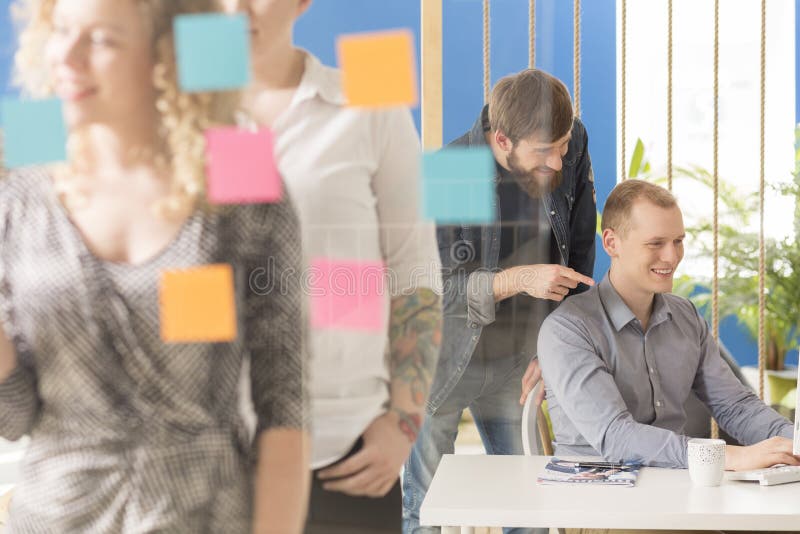 Creative and Modern Workplace Stock Photo - Image of inspirational ...