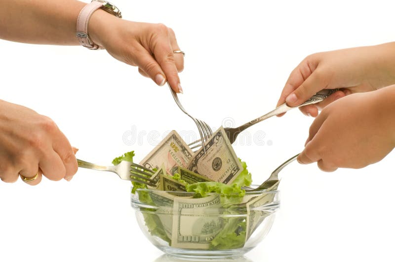 Creative money food stock photo. Image of market, investment - 14738884