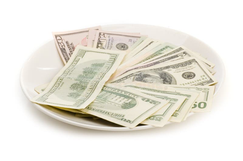 Creative money food stock photo. Image of number, eating - 18235378