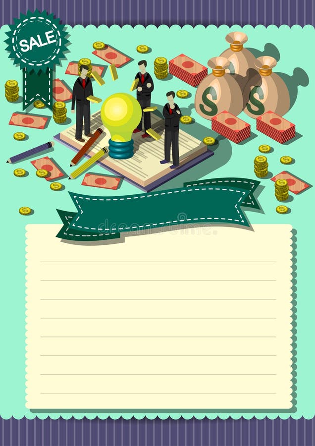 Creative Money Template Flyer Brochure Vector Paper Design Template ...