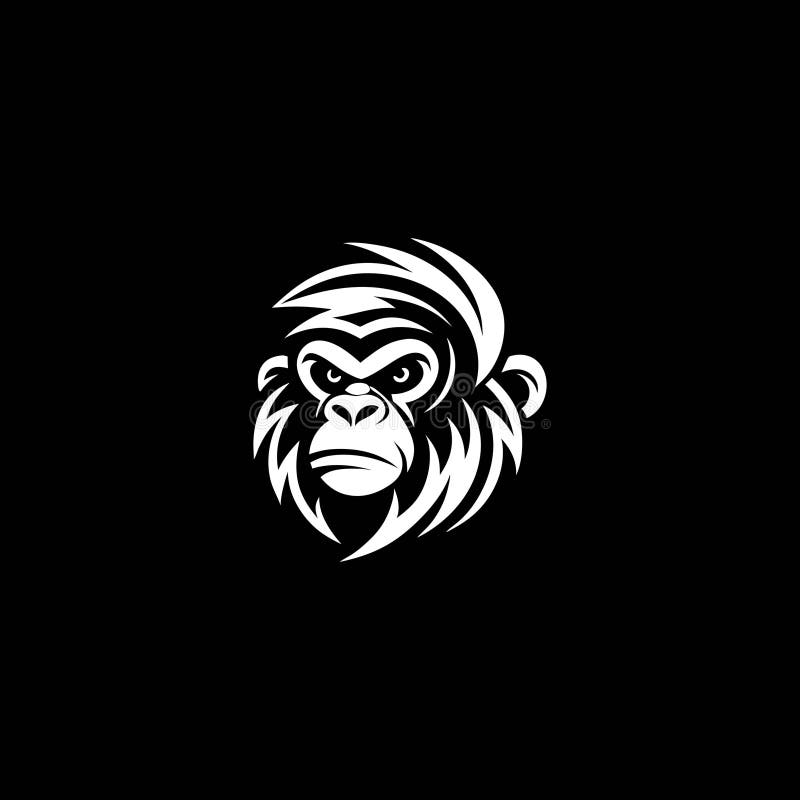 Monkey Logo. Simple Modern Monkey Logo Suitable for Many Businesses ...