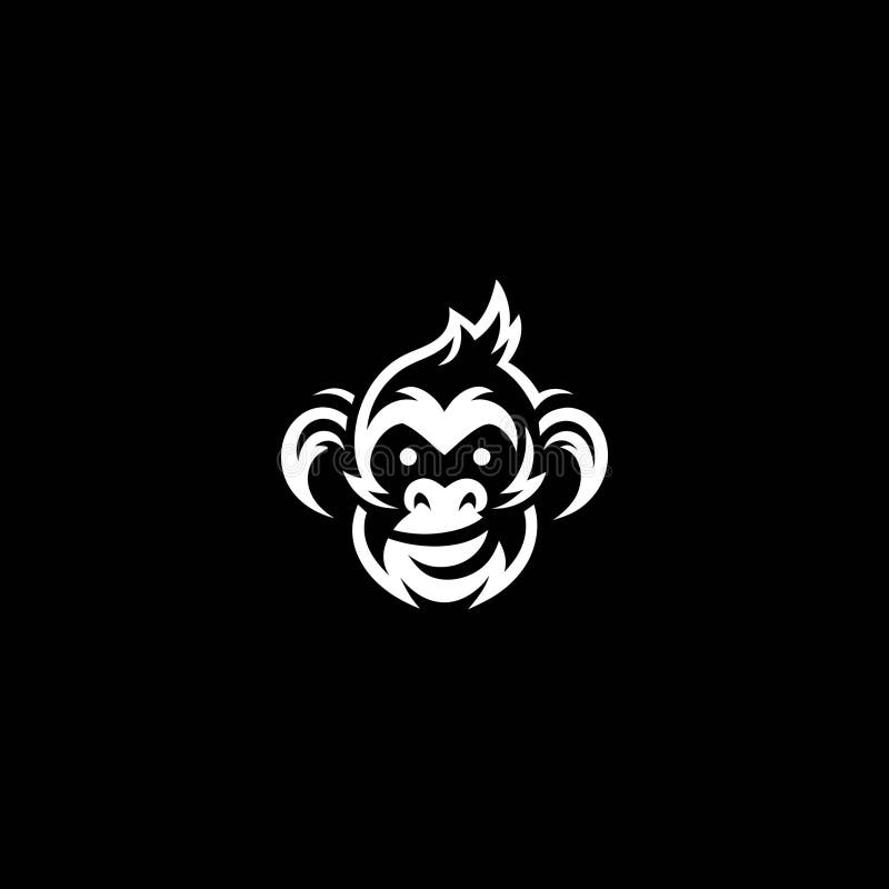 Monkey Logo. Simple Modern Monkey Logo Suitable for Many Businesses ...