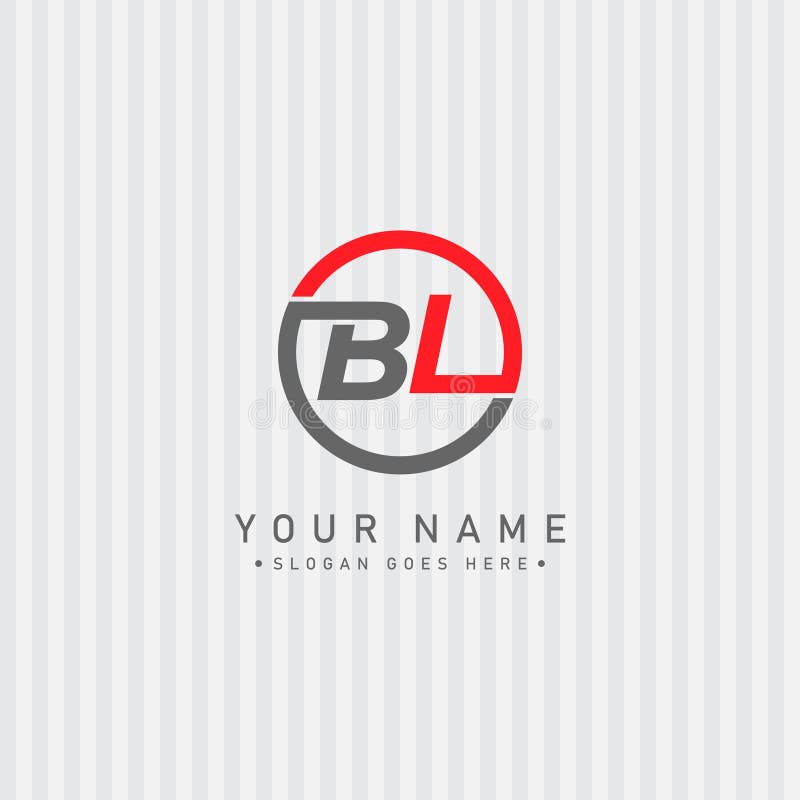 Creative Monogram for Initial Letter BL Logo - Minimal Vector Logo ...
