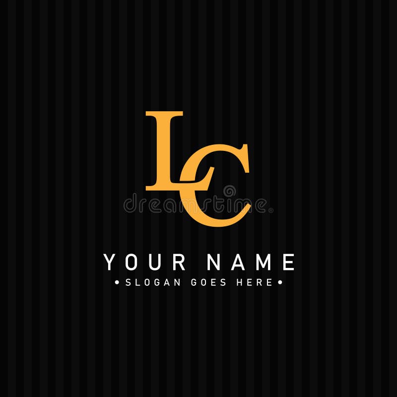Creative Monogram for Initial Letter LC Logo - Minimal Vector Logo ...