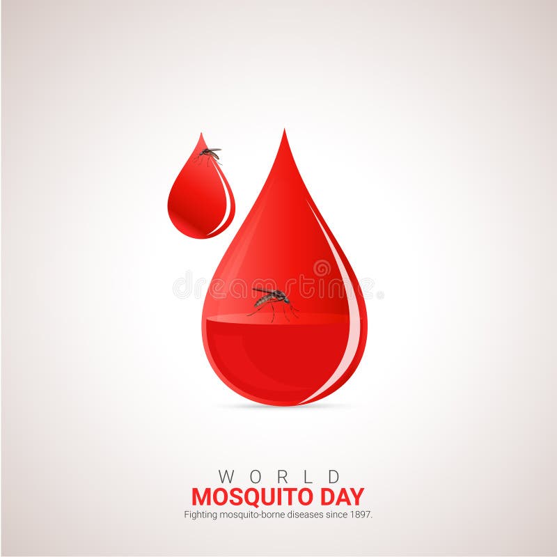 Creative Mosquito Day Ads Design. World Mosquito Day, Mosquito Day ...