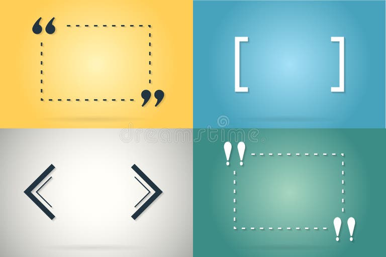 Creative Motivation Quote Templates. Vector Typography Speech Banners ...