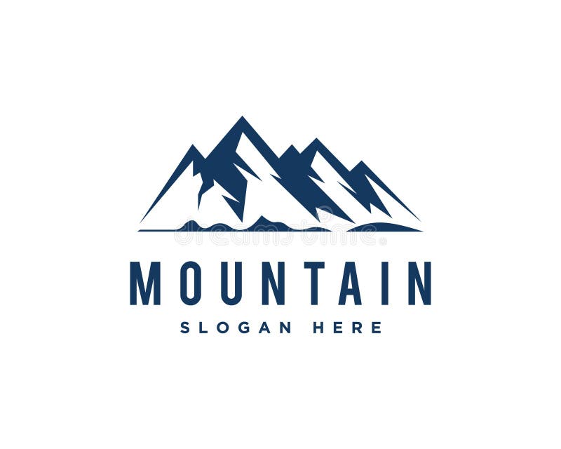 Creative Mountains Logo Concept Design. Stock Vector - Illustration of ...