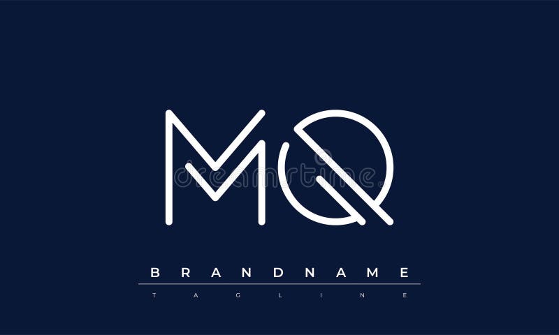 Creative MQ Letter Initial Logo Vector Image Stock Vector ...