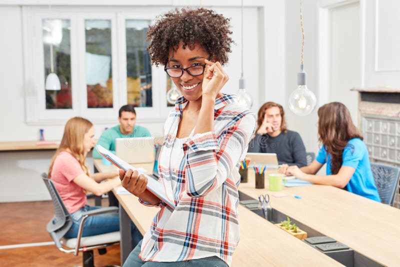 Creative Multicultural Woman As an Entrepreneur Stock Image - Image of ...