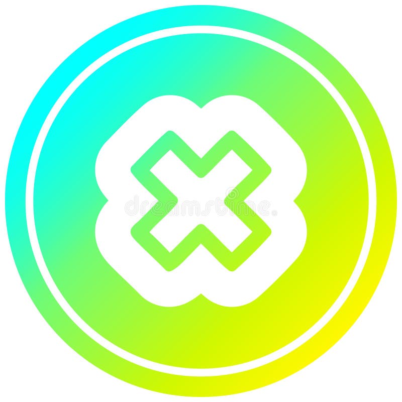 Green Multiplication Sign