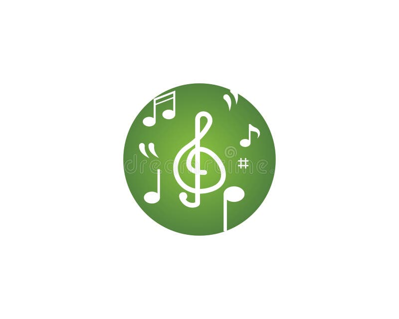 Creative Music Note Logo Design Stock Vector - Illustration of ...