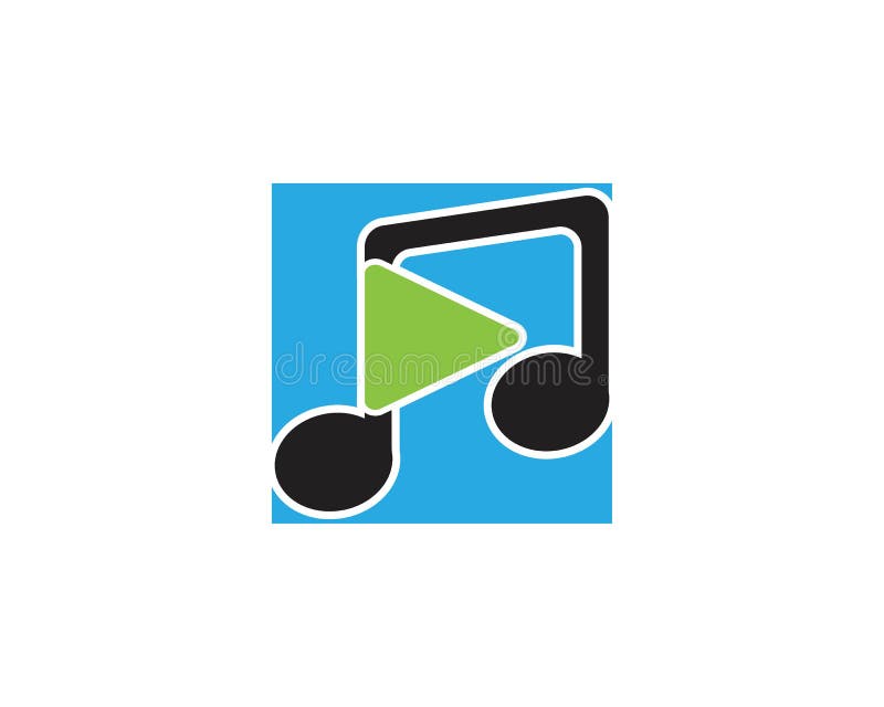 Creative Music Note Logo Design Stock Vector - Illustration of logo ...