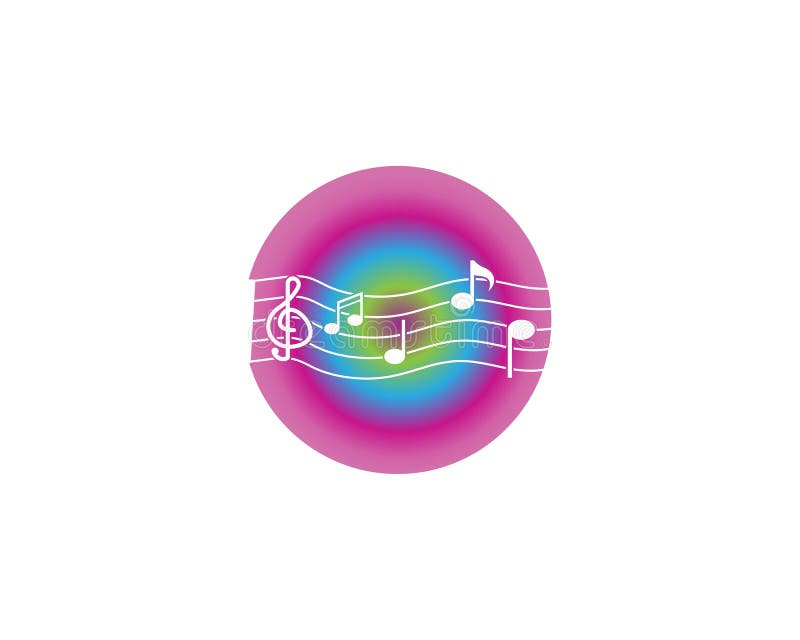 Creative Music Note Logo Design Stock Vector - Illustration of retro ...